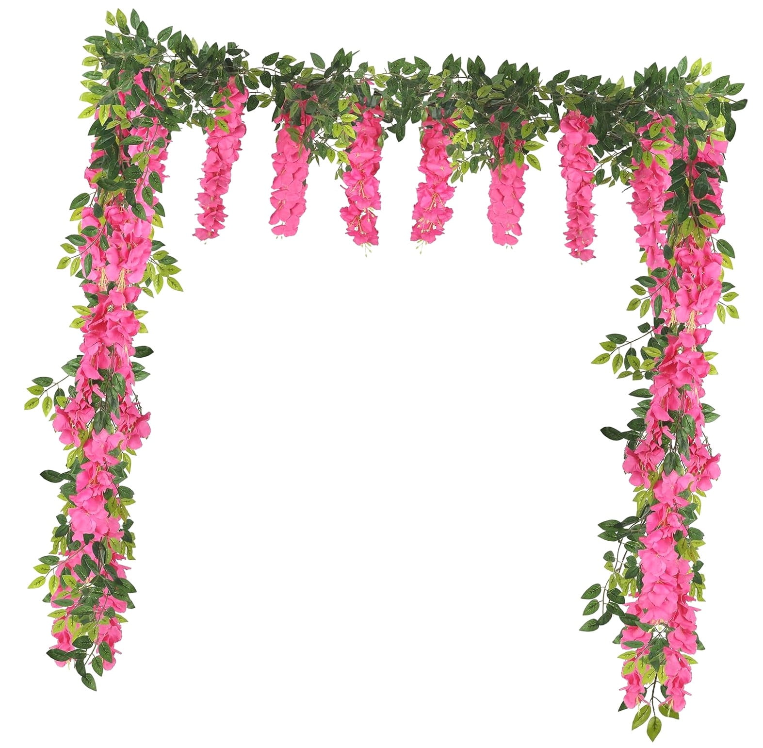 Myst Design Wisteria Garland 2PCS 5.91FT/Peice Hot Fake Wisteria Vine ...