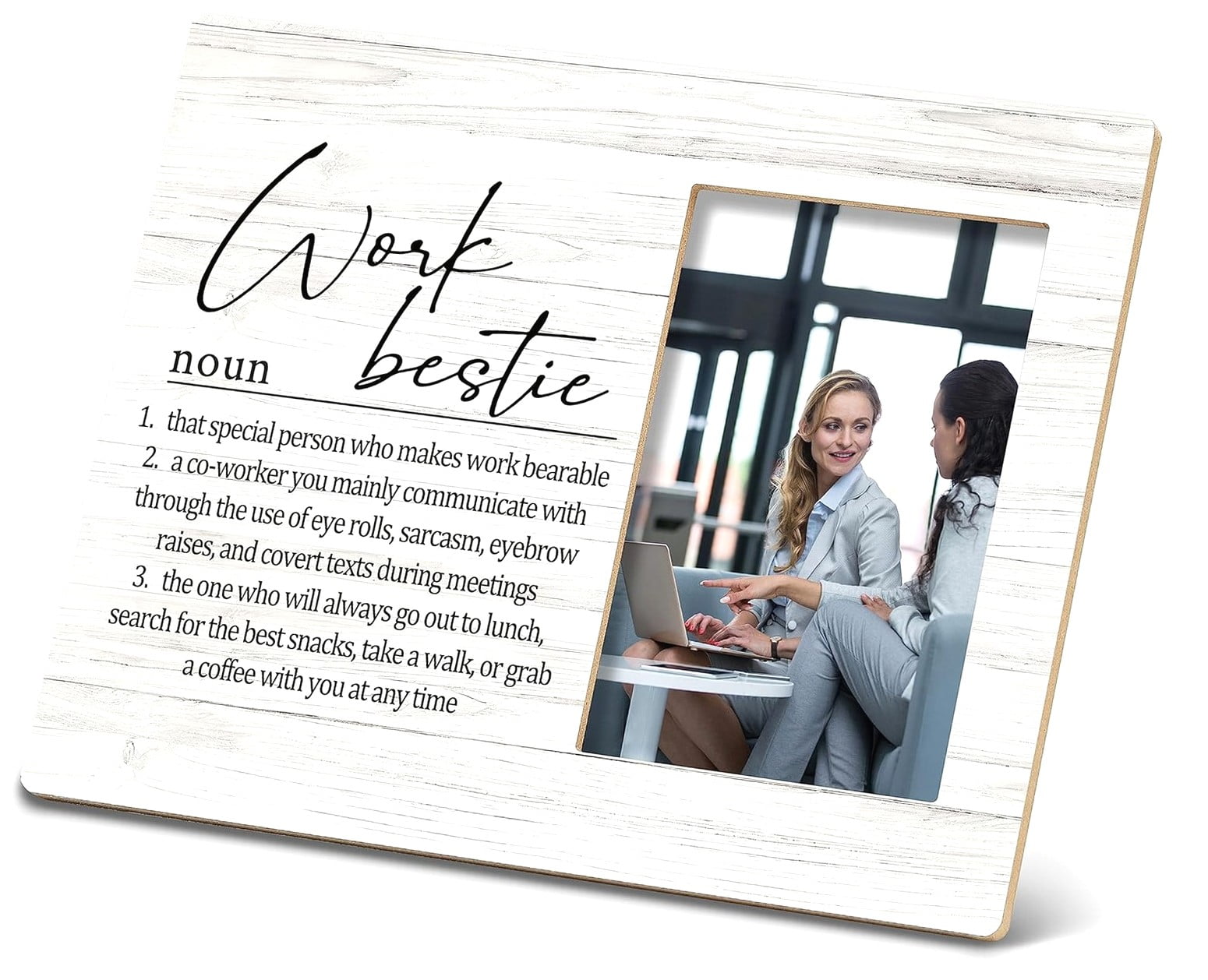 Myst Design Work Bestie Definition Picture Frame, Coworker 10x8 inch ...