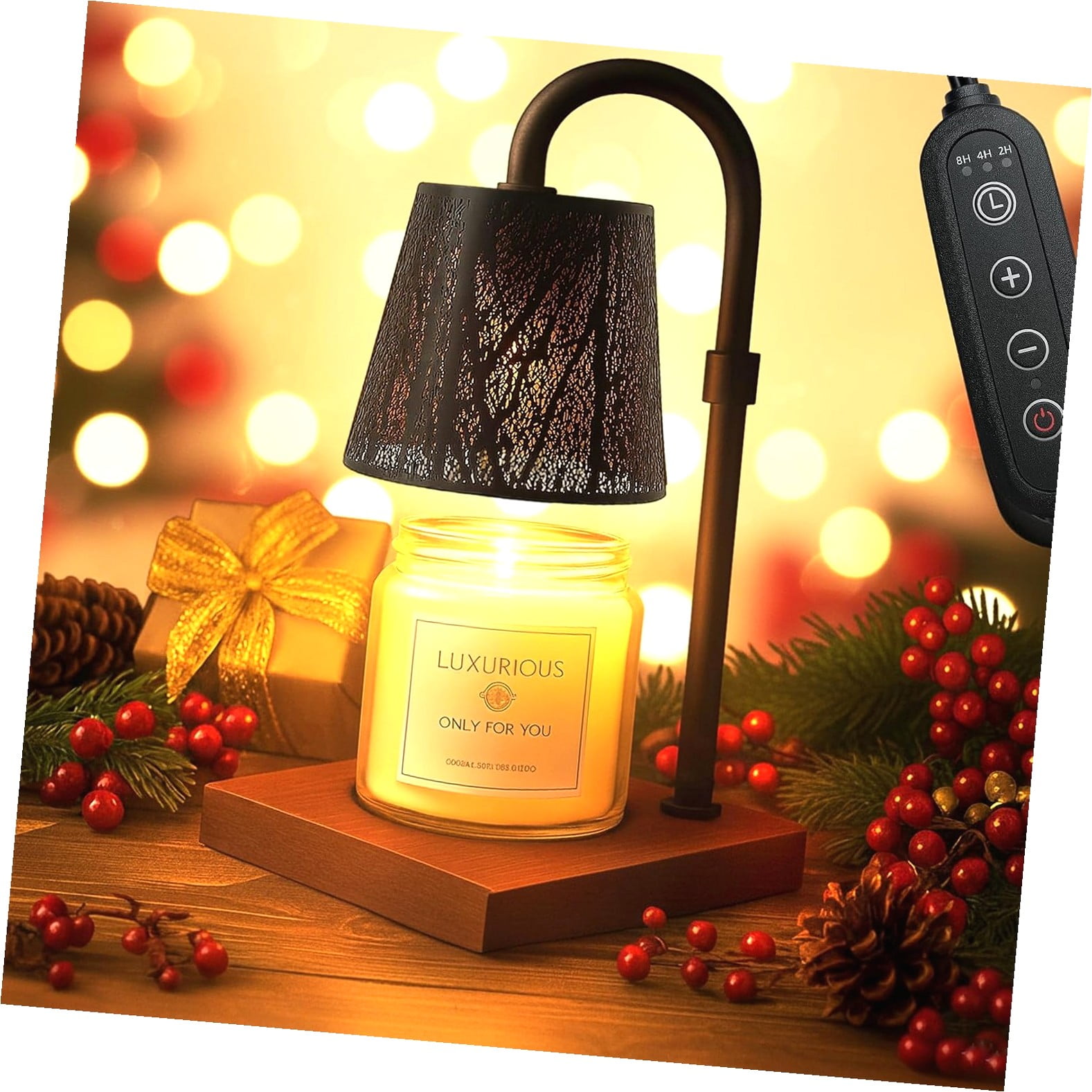 Myst Design with Timer Dimmer, Height Flameless Melt Warmer for Jar Candles, Birthday for Mom ...