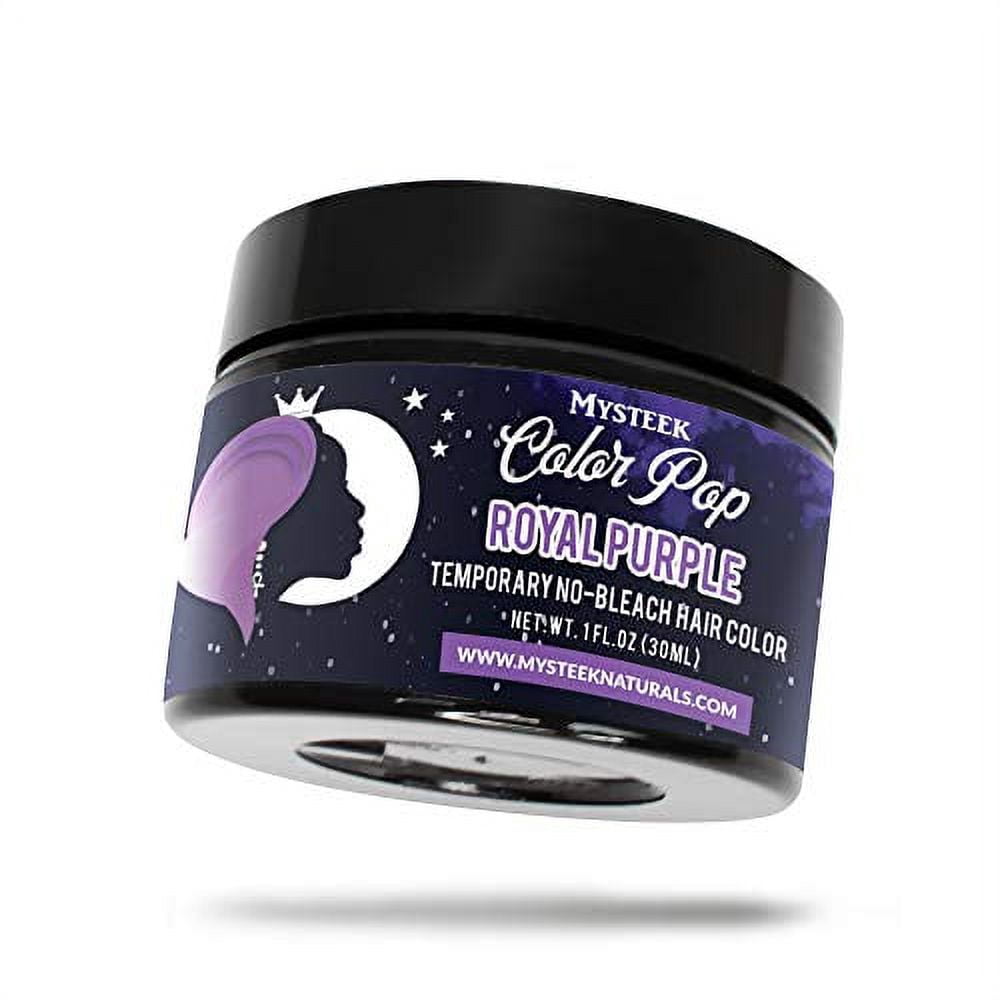 Mysteek Color Pop Temporary Hair Color for Dark Hair or Light Hair ...