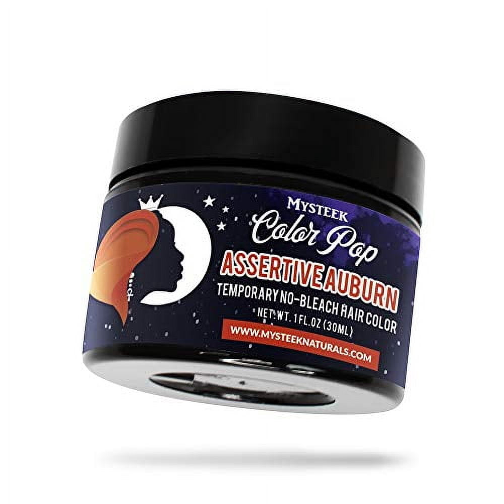 Mysteek Naturals Color Pop Assertive Auburn, CHEMICAL FREE, No Bleach ...