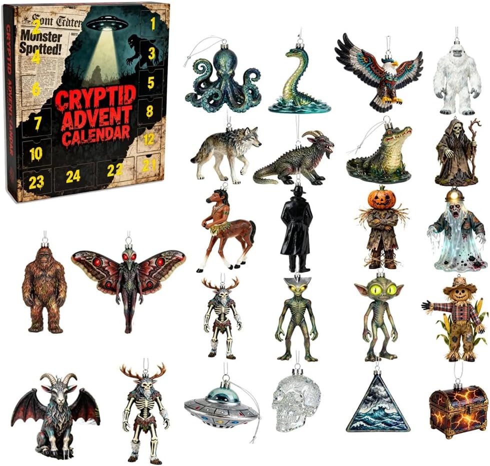 Mysteries of the Unknown, 2025 Cryptid Advent Calendar, 24 Days of ...
