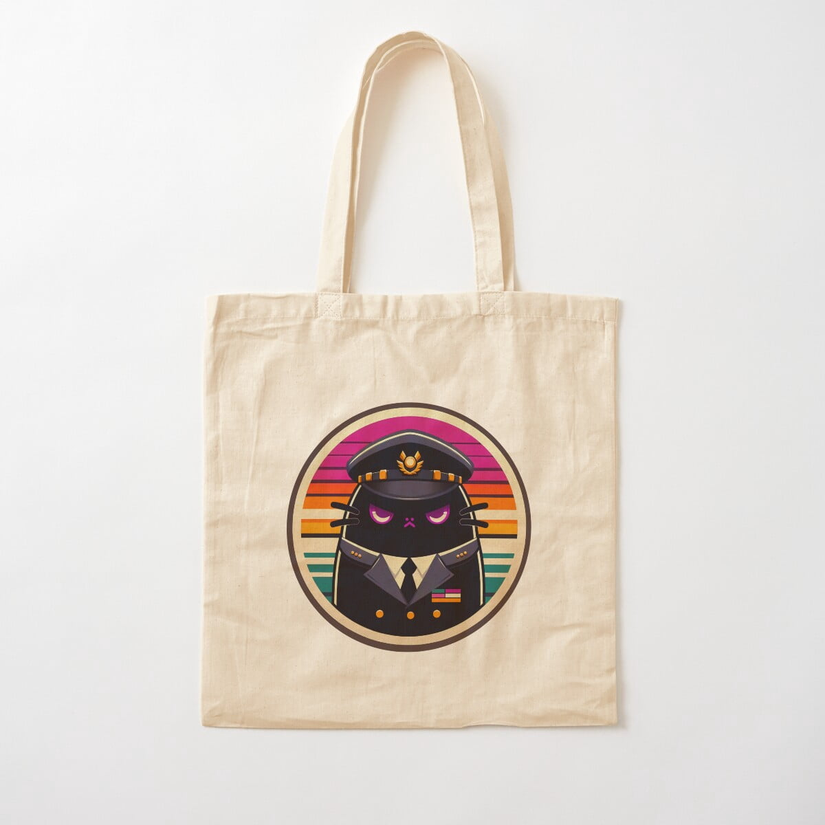 Mysterious Black Cat | Military Officer Suit | Colorful Illustration ...