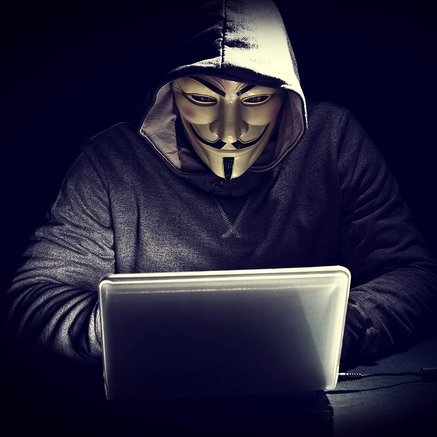 Anonymous Character Inspired Costume Mask for Halloween - Walmart.com