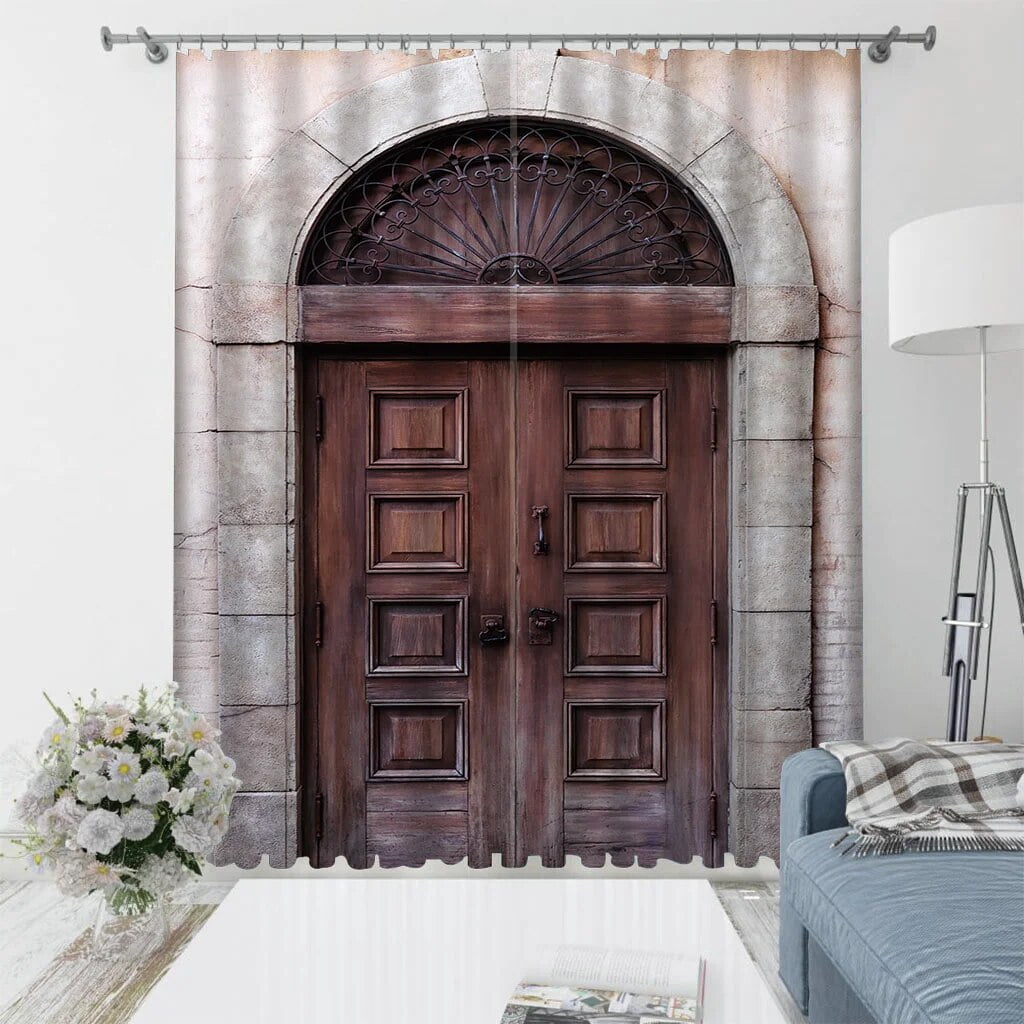 Mysterious Dark Room in Castle Pillars Candles Atmosphere Pattern ...