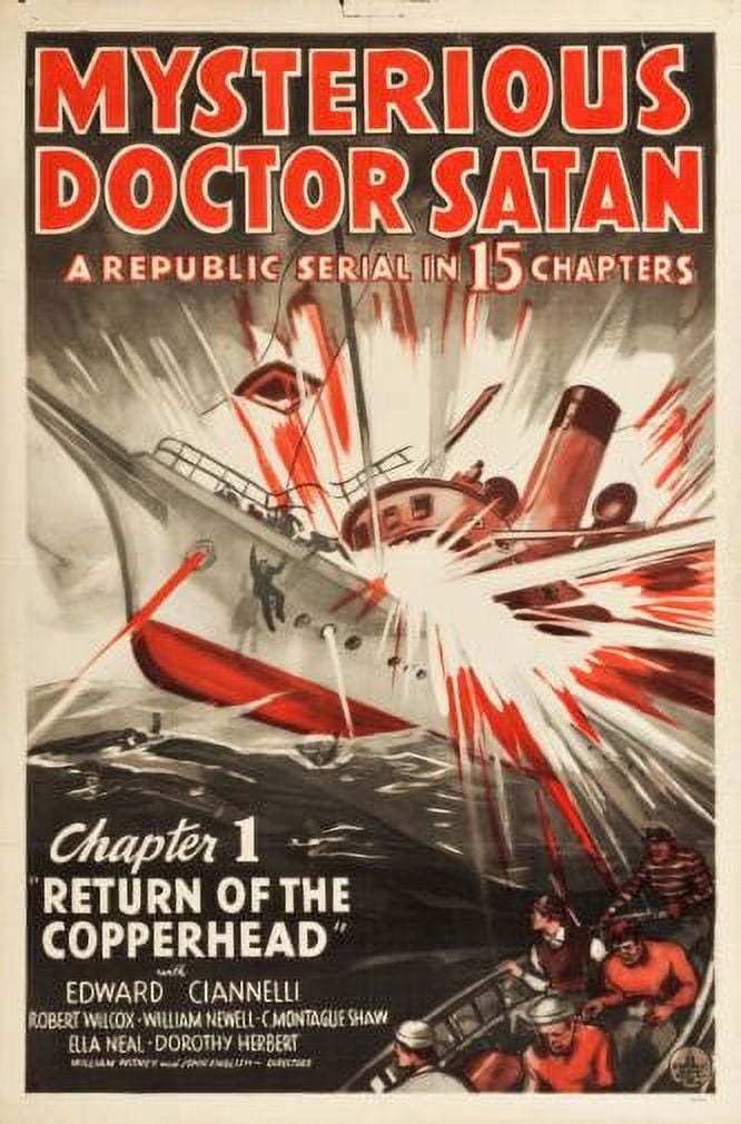 Mysterious Doctor Satan Movie Poster 16in x 24in 16x24 Multi-Color ...