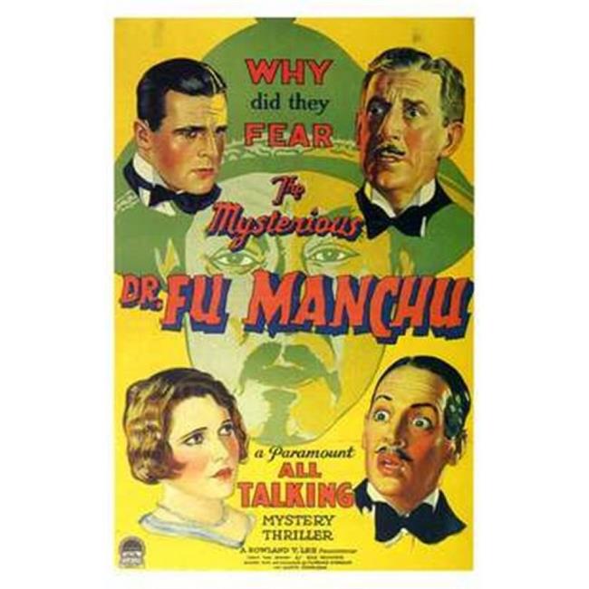 Mysterious Dr Fu Manchu Movie Poster - 11 x 17 in. - Walmart.com