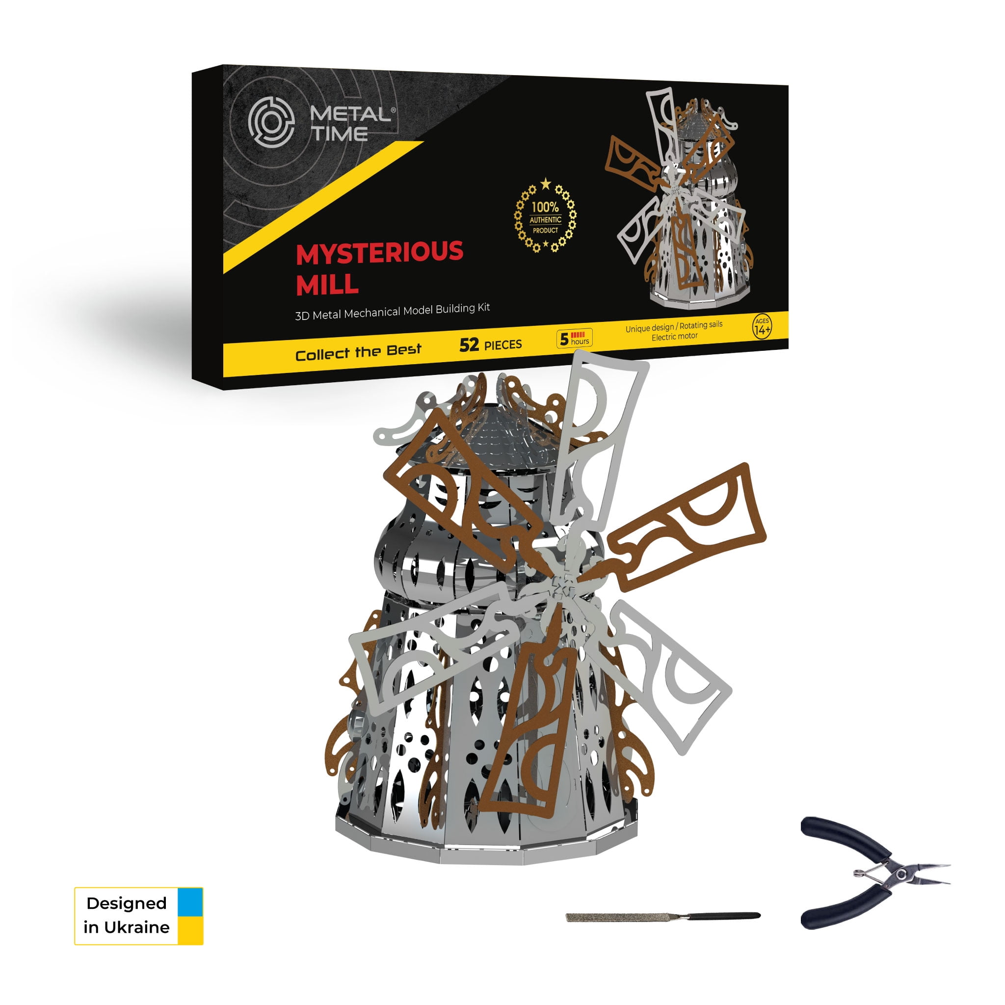 Mysterious Mill Windmill DIY working model kit - Walmart.com
