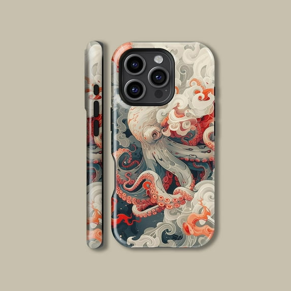 Mysterious Octopus Cloudy Sea Case for iPhone Samsung Ocean - Walmart.com