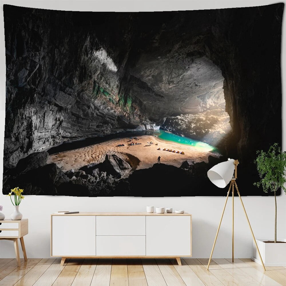 Mysterious Sea Beach Cave Tapestry Wall Hanging Bohemian Hippie Magic ...