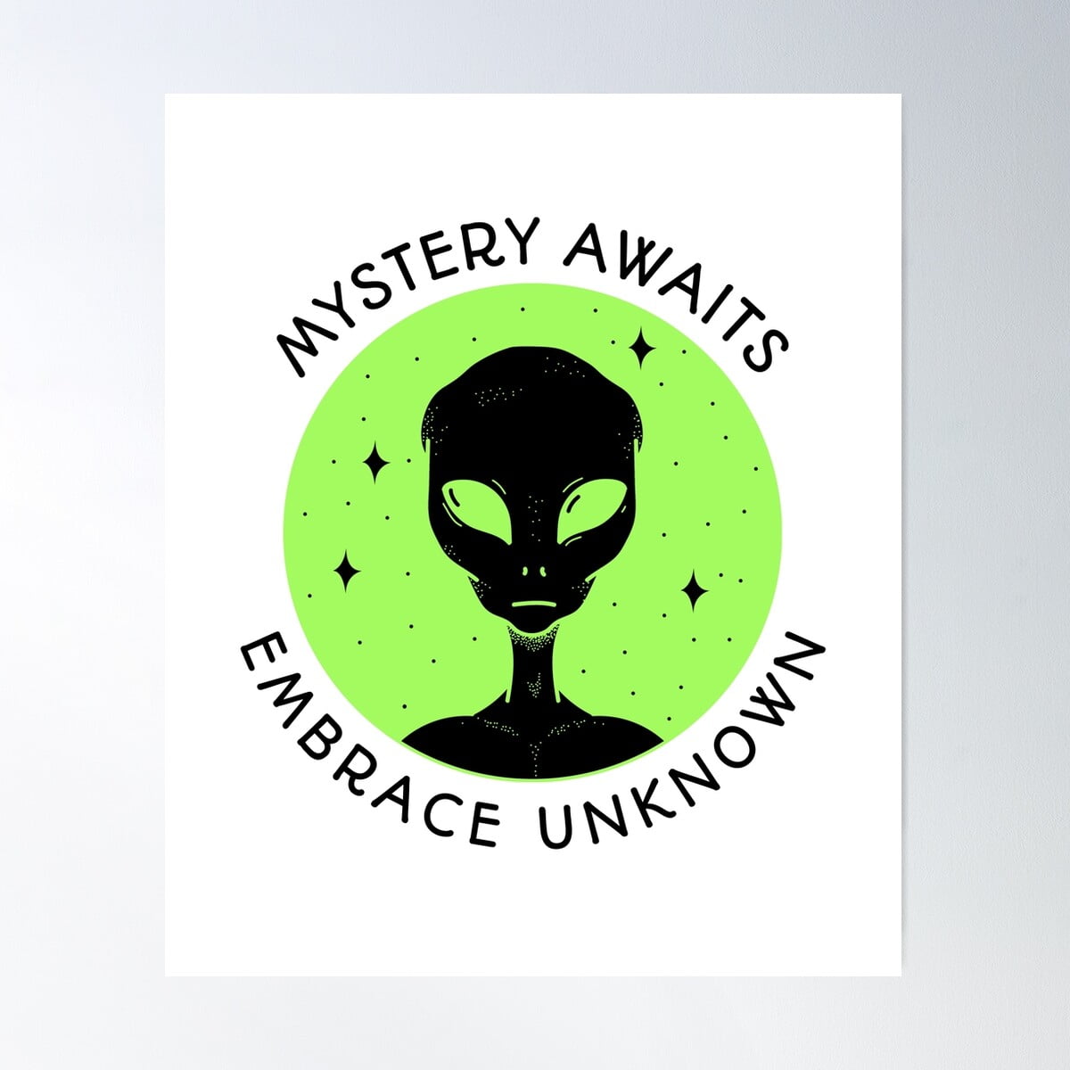 Mystery Awaits Embrace The Unknown Poster Wall Art, Modern Wall Decor ...