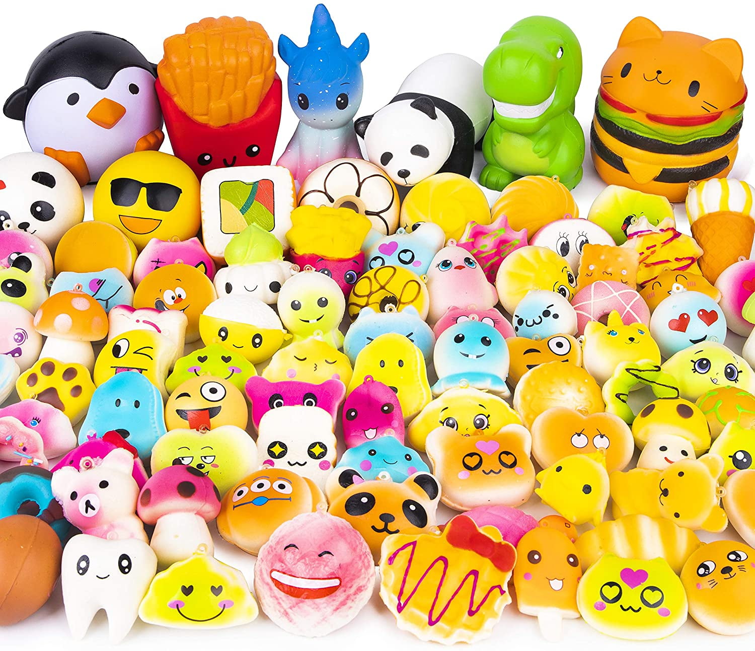 Mystery Box of Soft & Slow Rising Squishy Toys - 6 Squishies Items ...