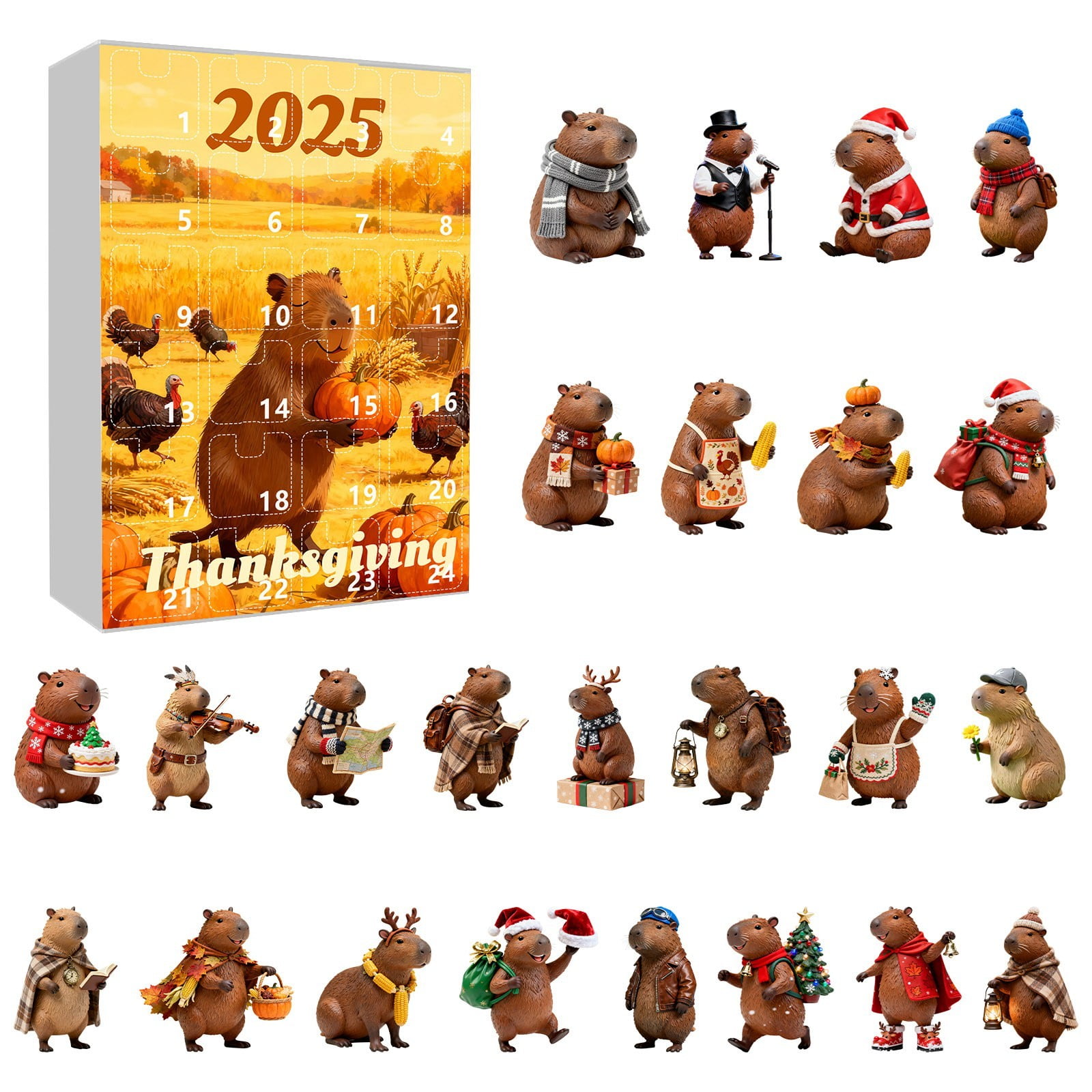 Mystery Countdown Advent Calendar With Surprise Collectibles And Hidden ...