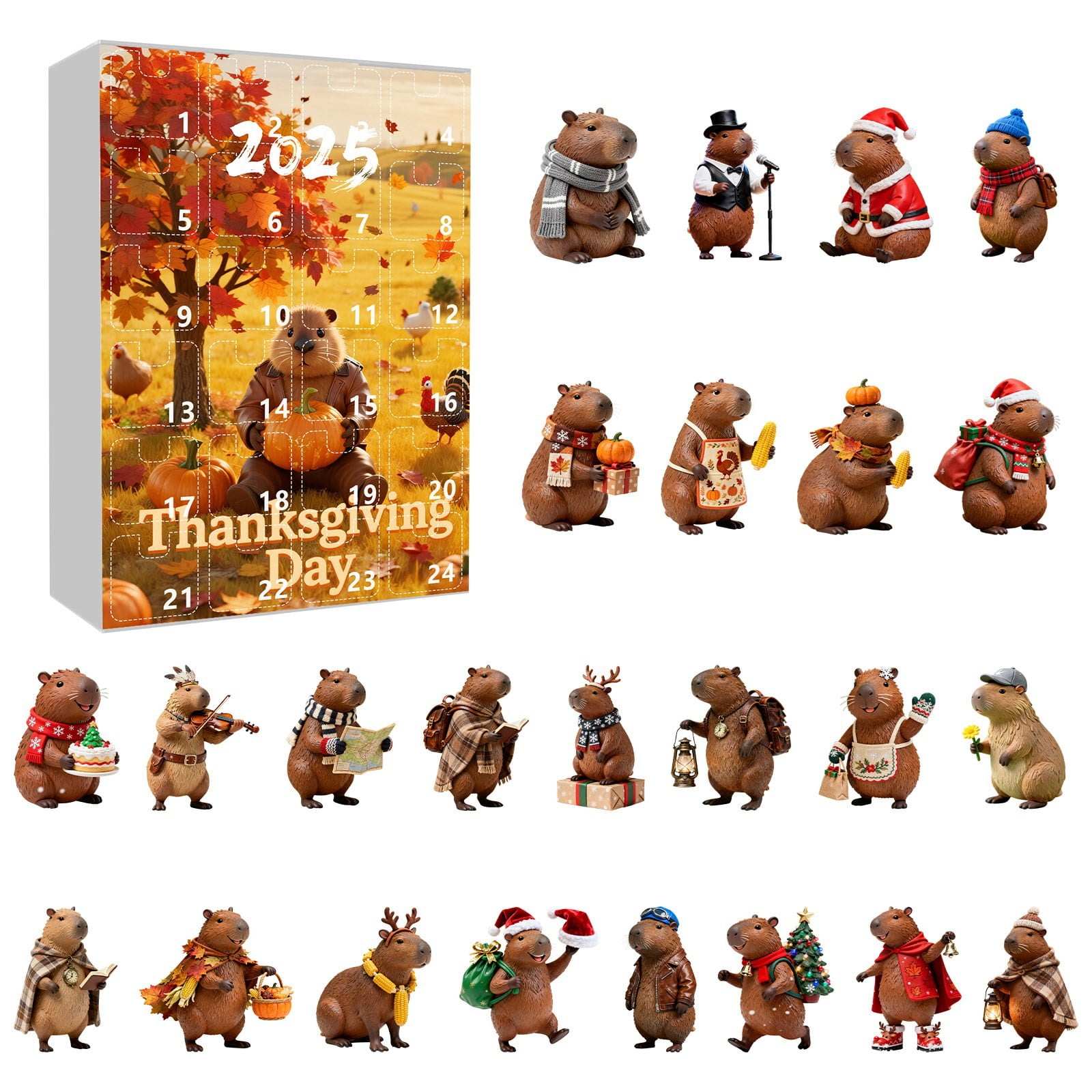 Mystery Countdown Calendar 24 Days Advent with Surprise Mini ...