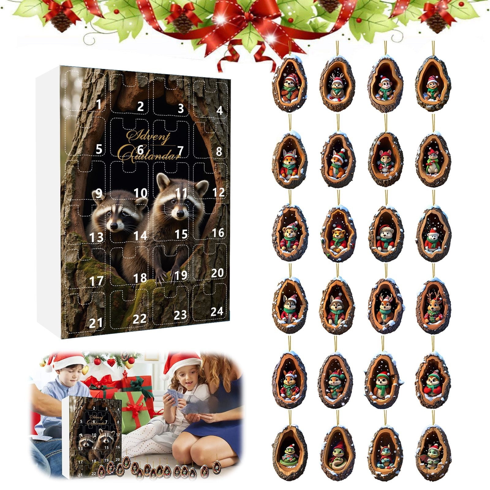 Mystery Countdown Calendar With 24 Surprise Collectible Advent for Kids ...