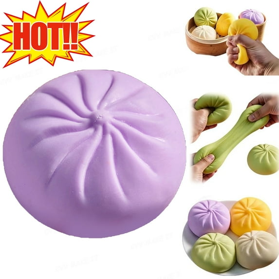 Mystery Dumpling Squishy Giant Glitter Jumbo Dumpling Soft Squeeze ...