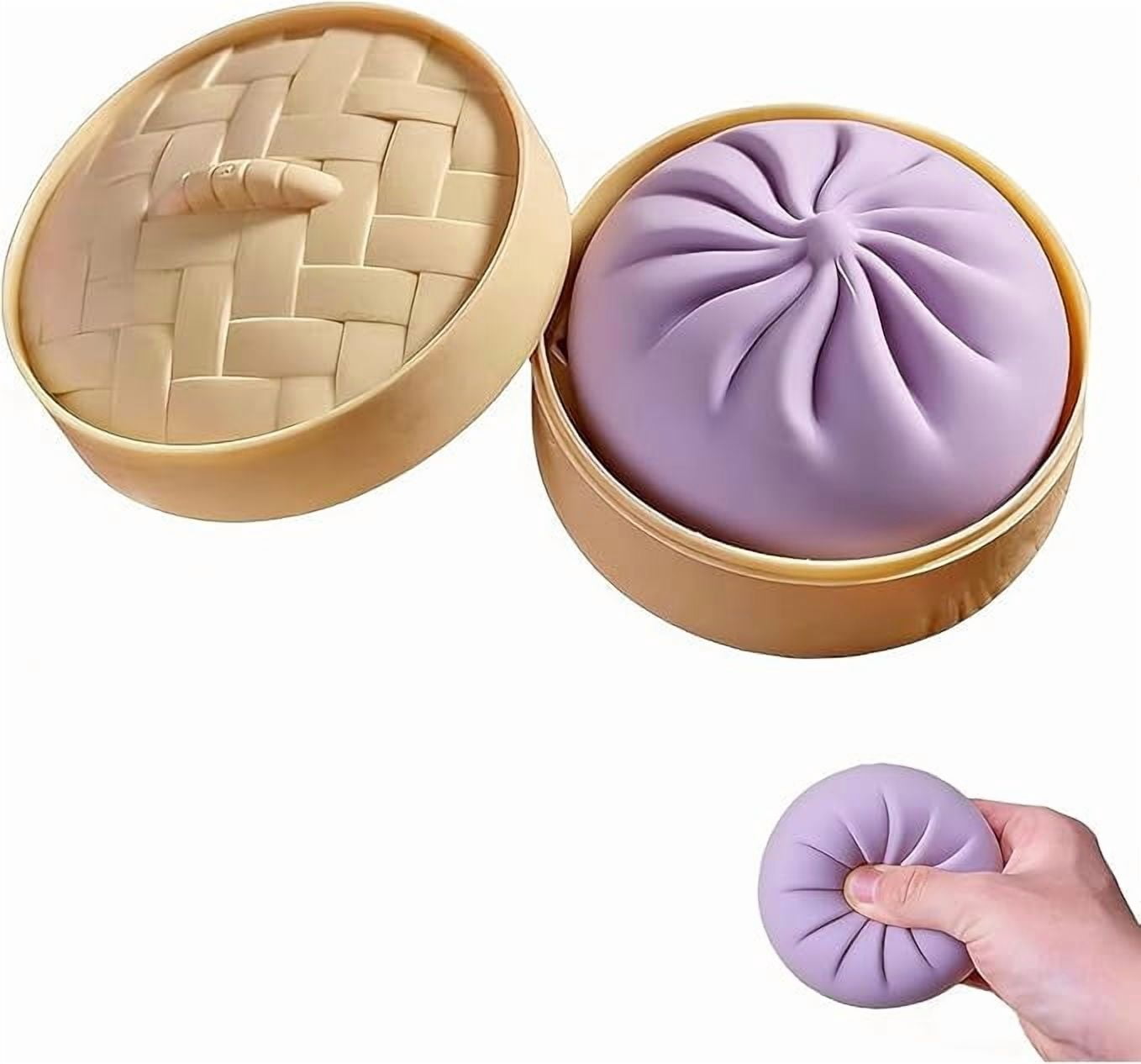 Mystery Dumpling Squishy, High Quality Silicone Stress Toys Big Bun ...