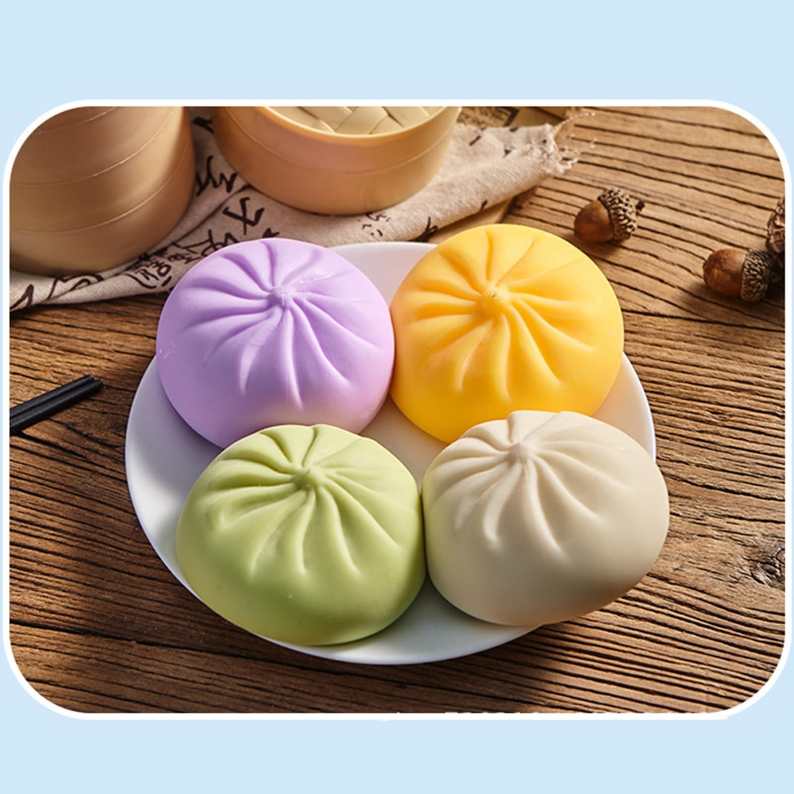 Mystery Dumpling Squeeze,High-Quality Silicone Stress Toys,Daily Office ...