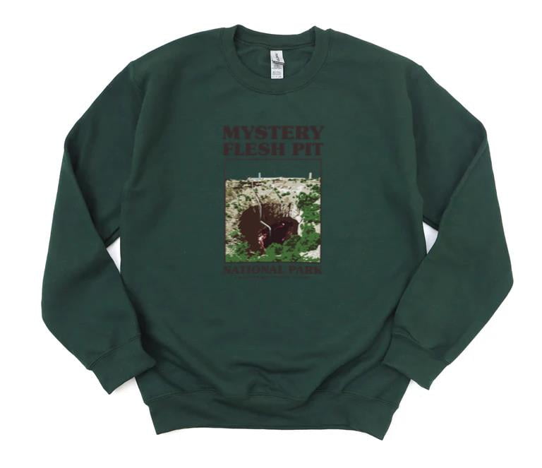 Mystery Flesh Pit Merch Horror Web Series ARG Fan Art SweatShirt Unisex ...