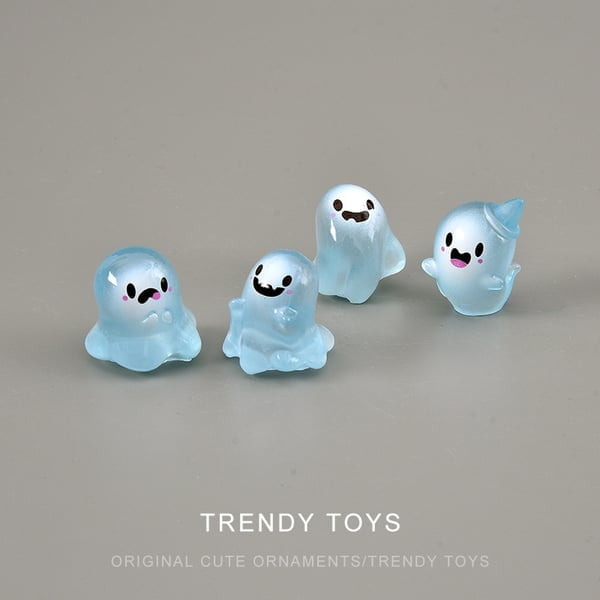 Mystery Glow-in-the-Dark Ghost Blind Box – 6 Random Halloween Mini ...