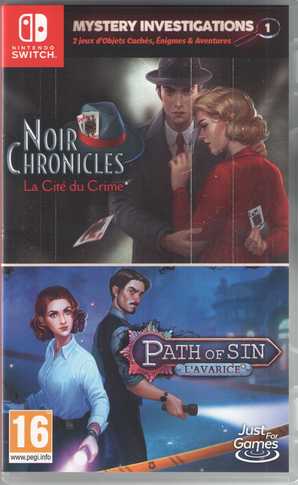 Mystery Investigations 1 Noir Chronicles + Path Of Sin for Switch ...
