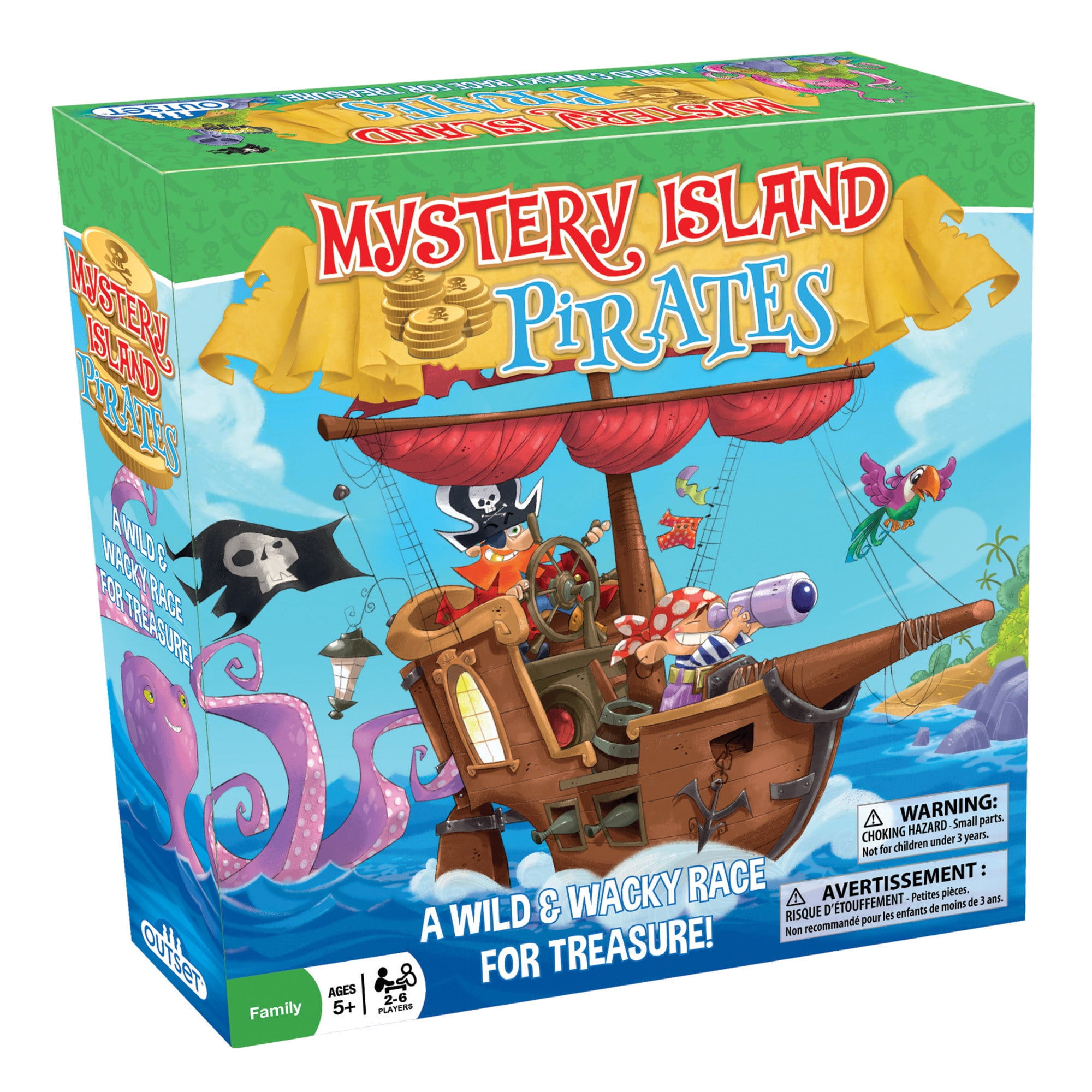 Mystery Island Pirates - Tile Game, By Outset Media, A Wild & Wacky ...