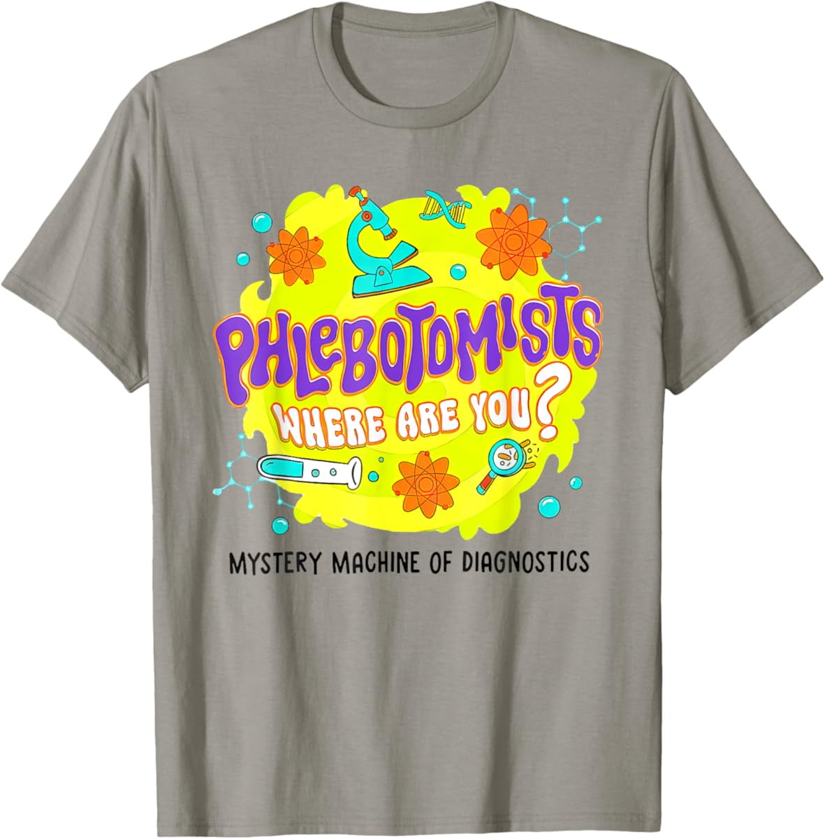 Mystery Machine Of Diagnostics Lab Week 2025 Phlebotomist T-Shirt ... Mystery Machine Of Diagnostics Lab Week 2025 Phlebotomist T-Shirt ...
