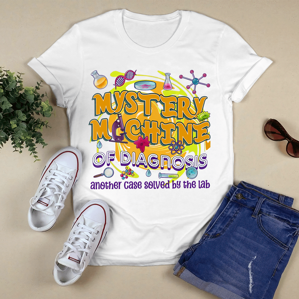 Mystery Machine Of Diagnostics Retro Lab Week 2025 Lab Tech Lab Week ...