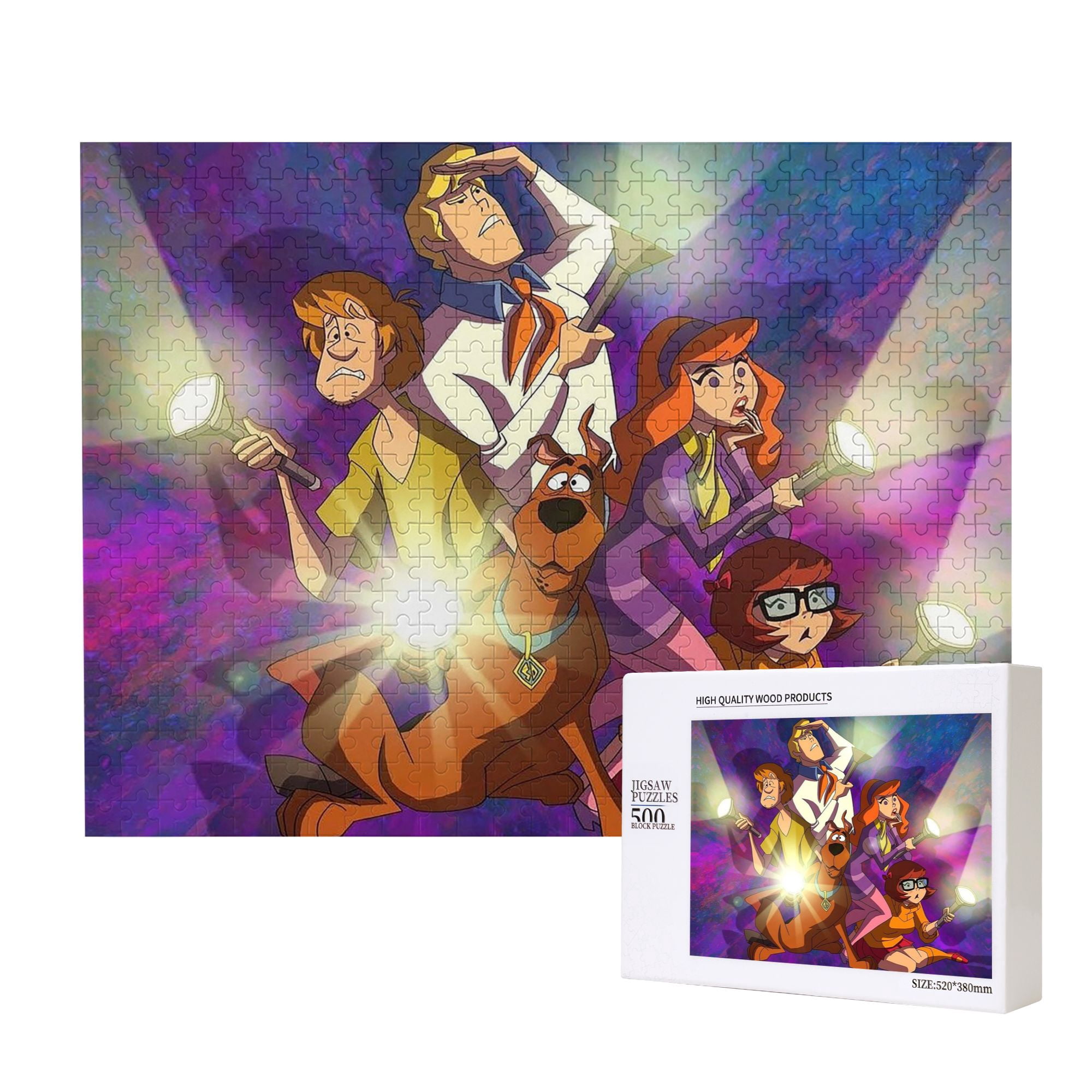 Mystery Machine Scooby Doo 500 Piece Jigsaw Puzzle for Families ...