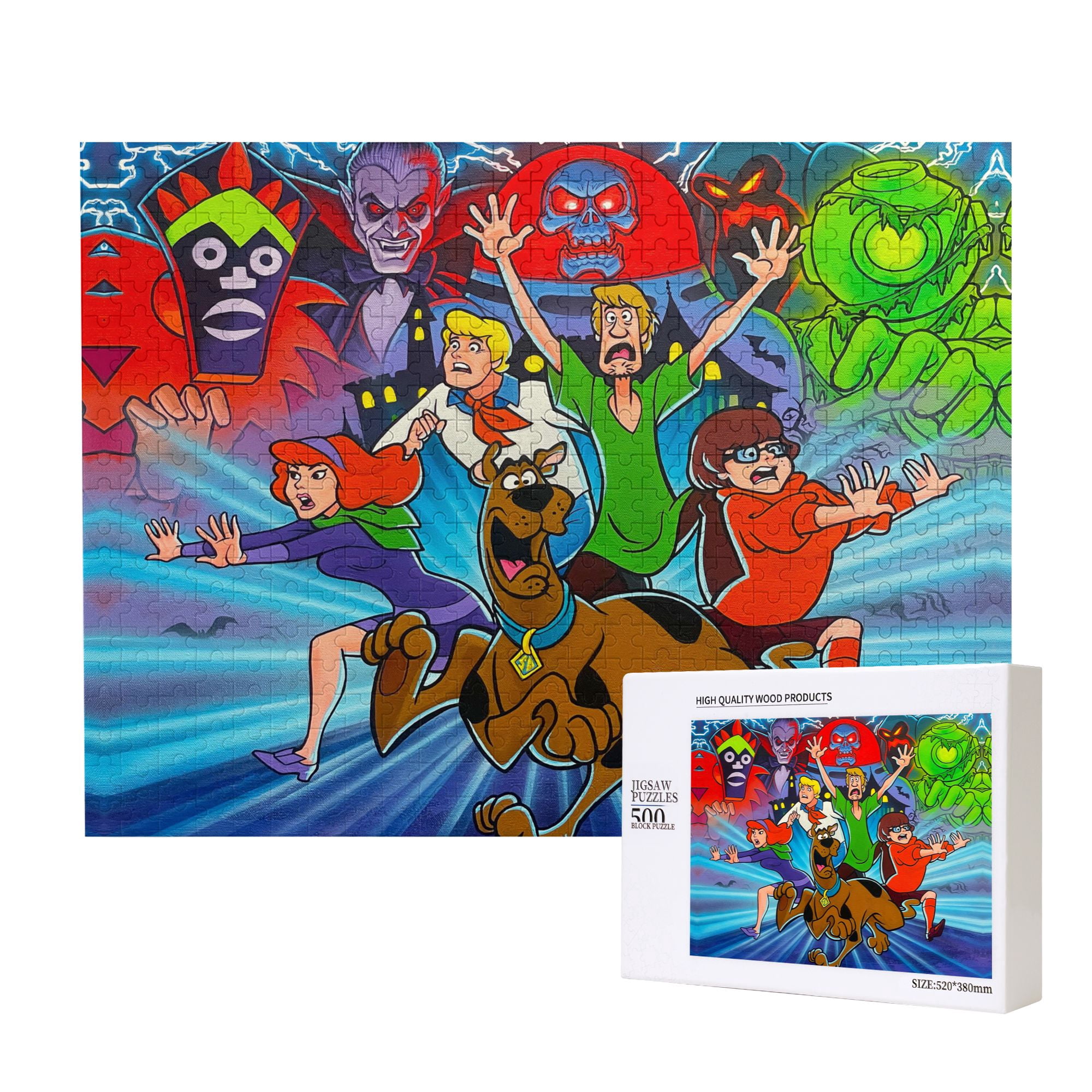 Mystery Machine Scooby Doo 500 Piece Jigsaw Puzzle for Families ...