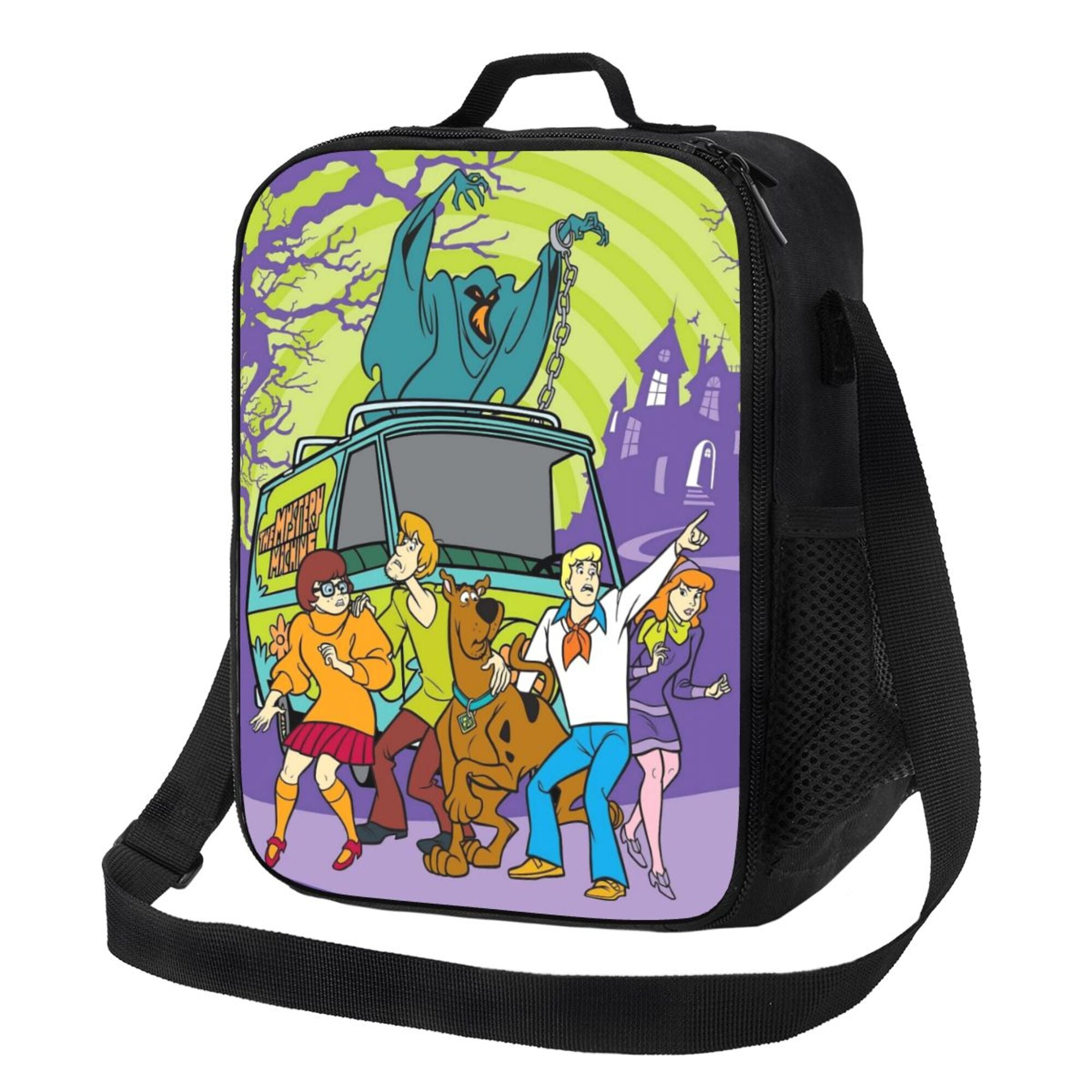 Mystery Machine Scooby Doo Lunch Bag Portable Tote Bag Insulated Lunch ...