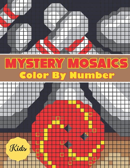 Mystery Mosaics Color By Number For Kids: Adults and Kids with ...