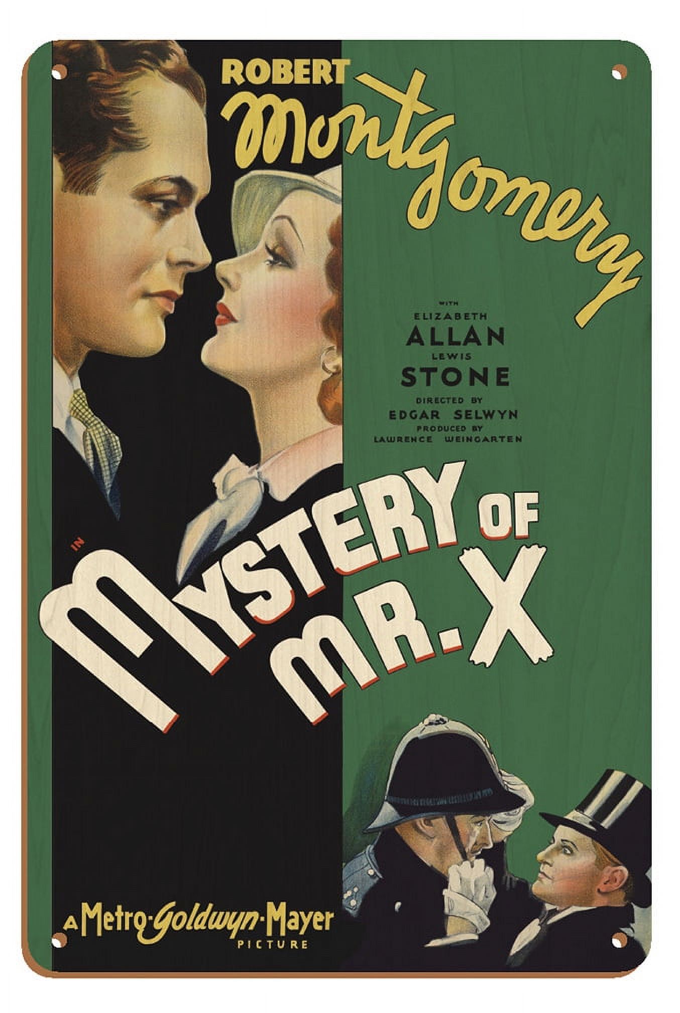 Mystery of Mr. X - Starring Robert Montgomery Elizabeth Allan ...