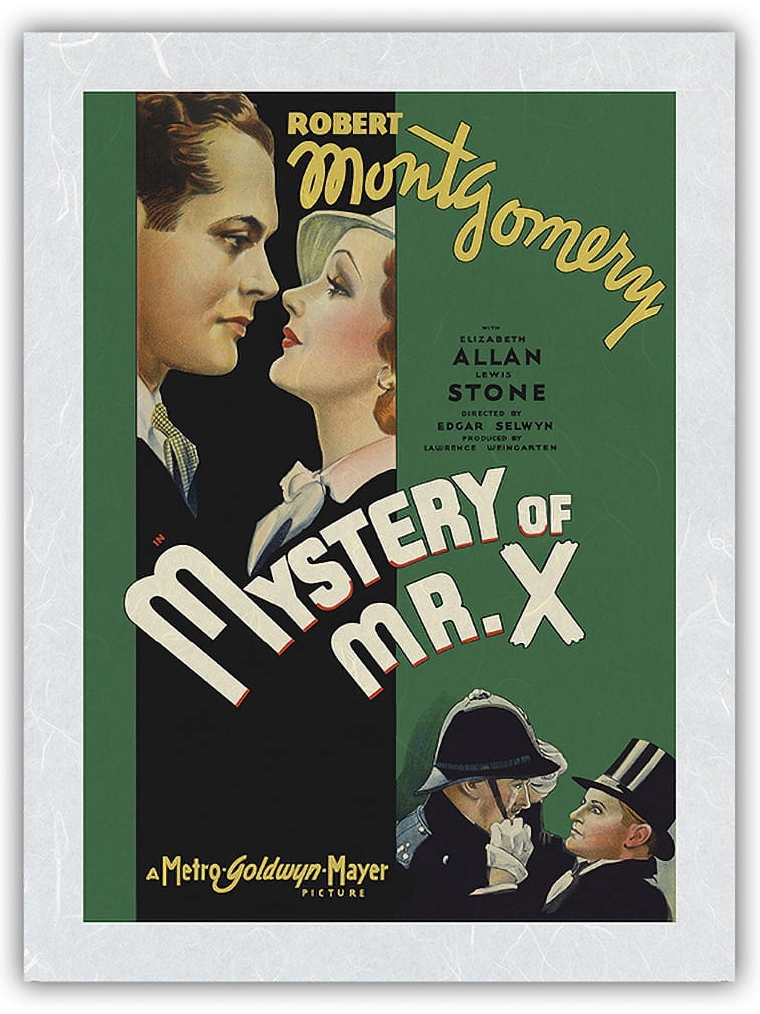 Mystery of Mr. X - Starring Robert Montgomery Elizabeth Allan ...