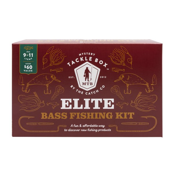 Mystery Tackle Box Elite Bass Fishing Kit - Walmart.com