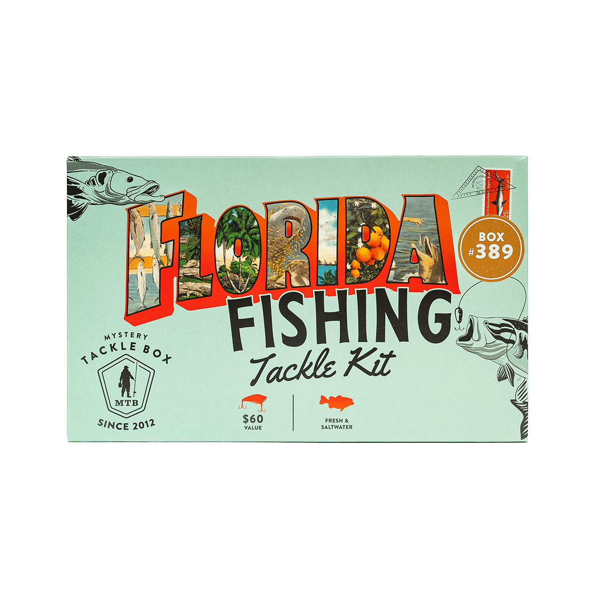 Mystery Tackle Box Florida Elite Fresh & Saltwater Fishing Tackle Kit ...