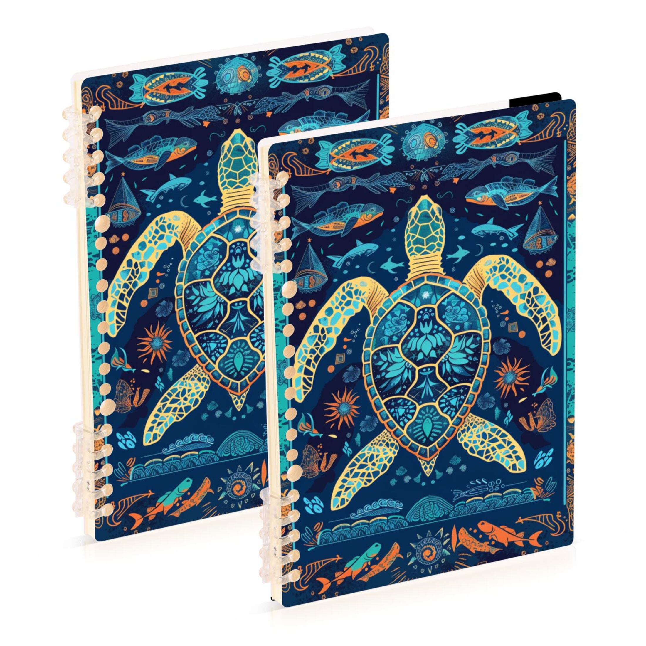 Mystery Turtle Ring Binder Notebook Journey Note Diary College Ruled ...