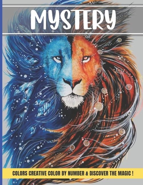 Mystery colors creative color by number & discover magic: Large Print ...