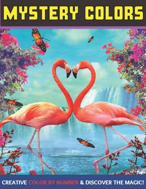 Mystery colors creative color by number & discover the magic: Large ...