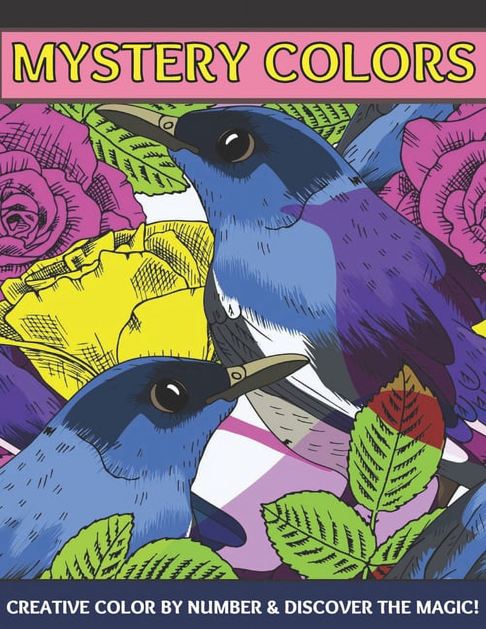 Mystery colors creative color by number & discover the magic: Large ...