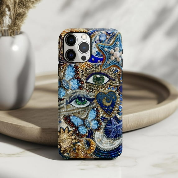 Mystic Butterfly Eye Celestial Star Phone Case 17 16 15 14 13 12 11 Pro ...