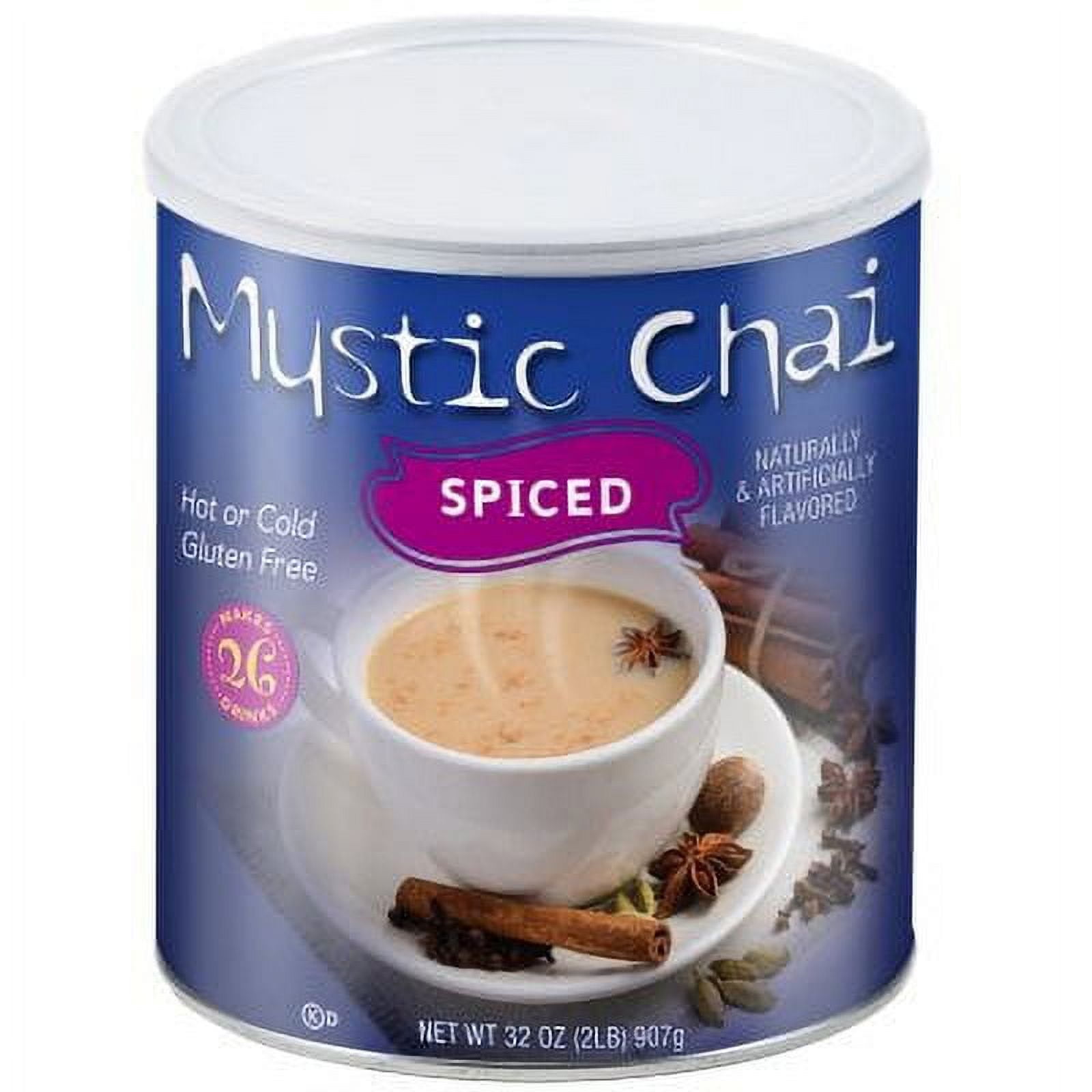 Mystic Chai Spiced Tea, 2pk, 2lbs Each, Hot or Cold, Refreshing Blend ...