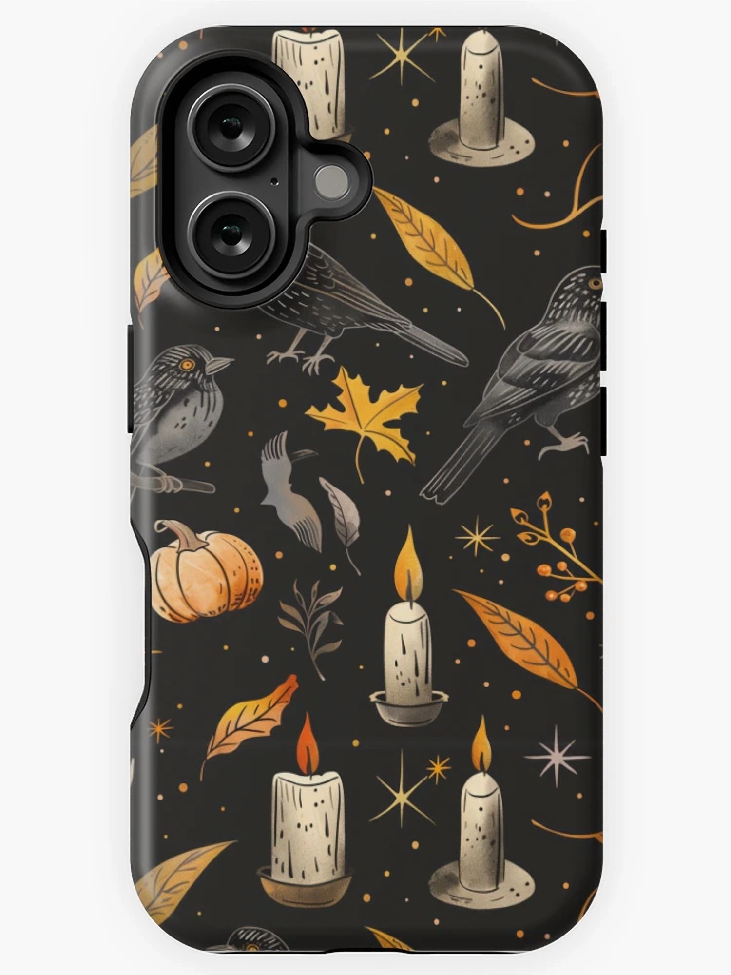 Mystic Crows and Moons Cute Dark Witchy Herb Garden iPhone Case 11 to ...