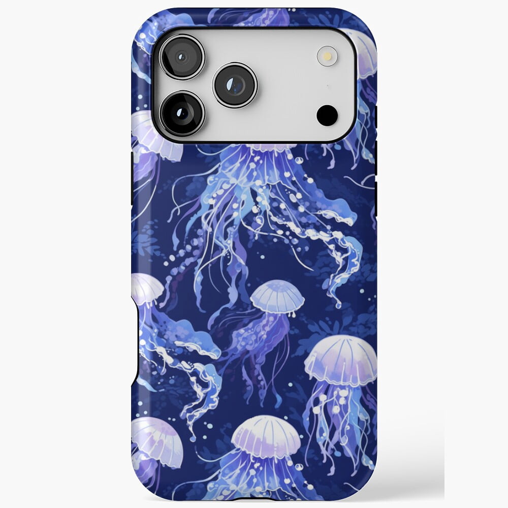 Mystic Jellyfish Ocean Art for iPhone Case 11 through 17 Pro Max ...