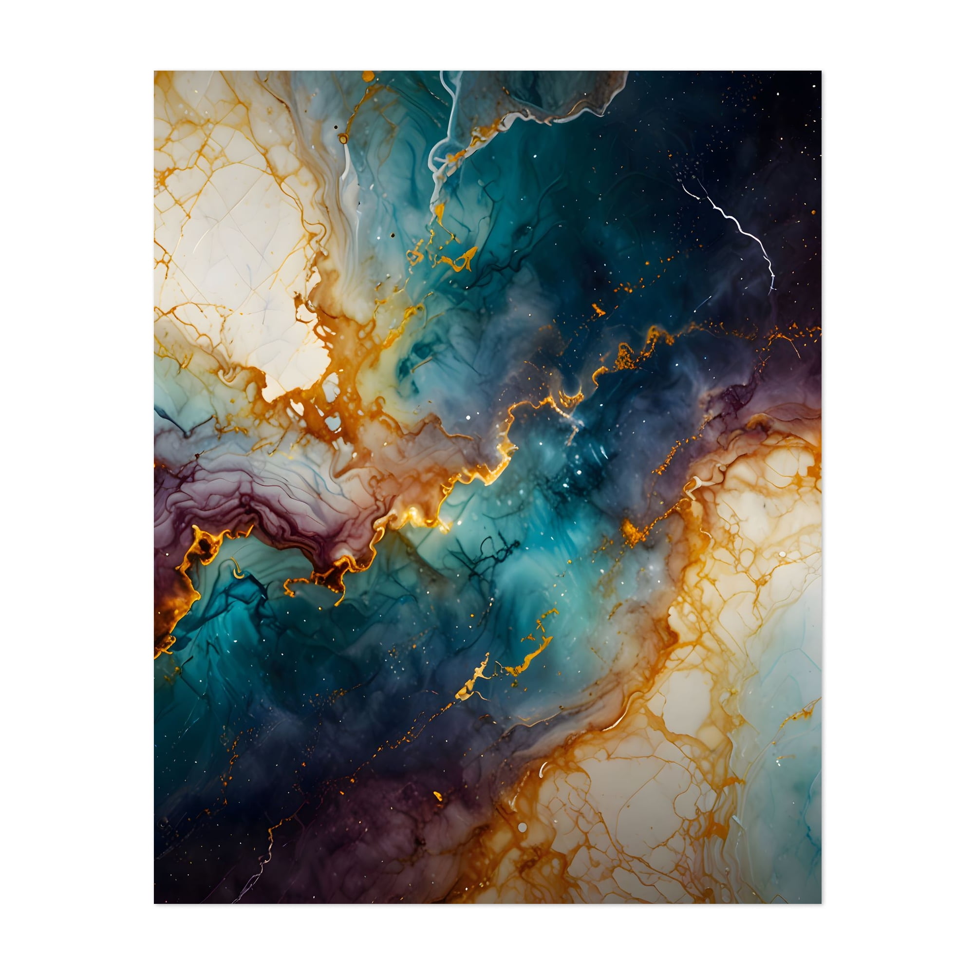 Mystic Marble - India Digital Art Cosmic Space Abstract Psychedelic ...