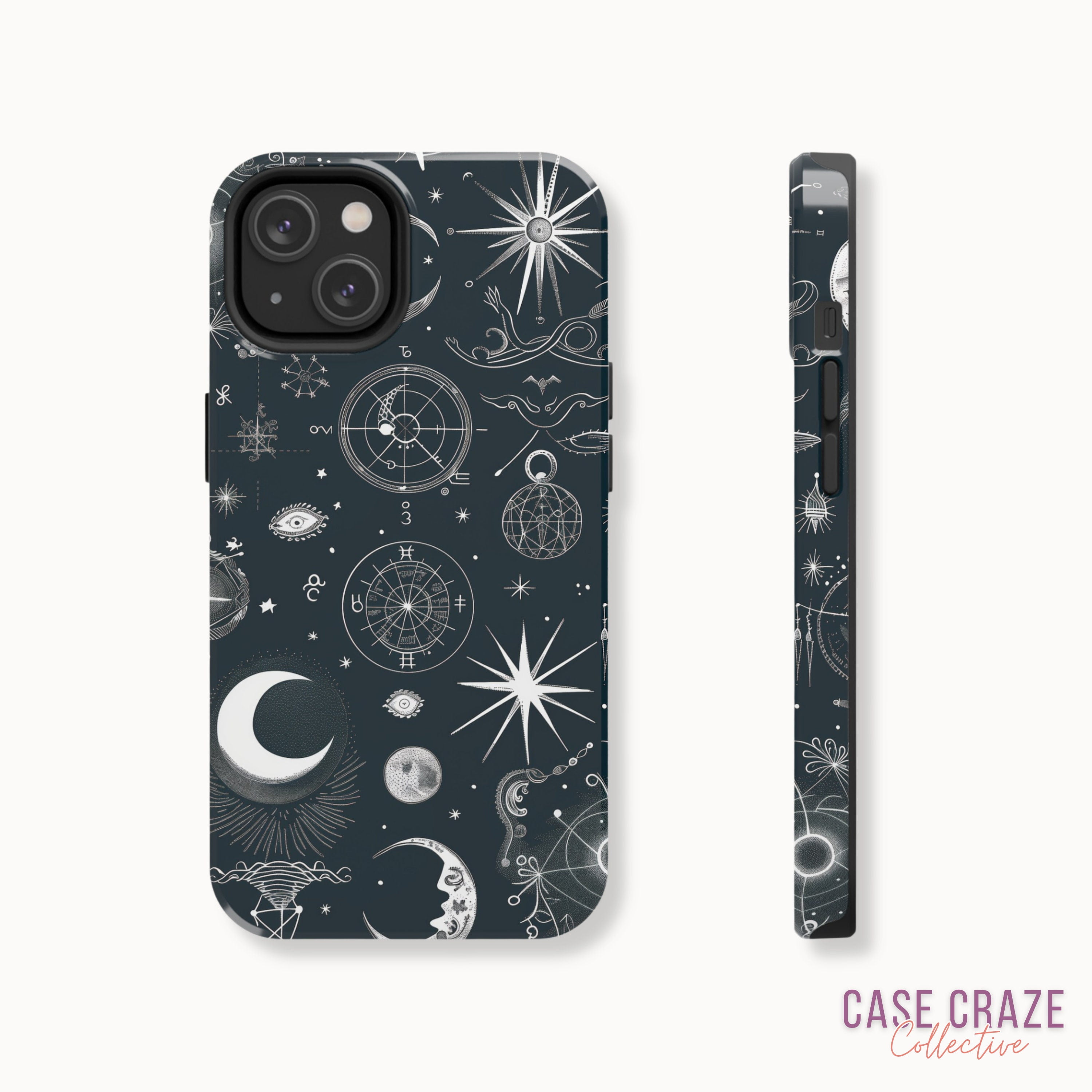 Mystic Moon Constellation Collage Phone Case 17 11 12 13 14 15 16 Pro ...