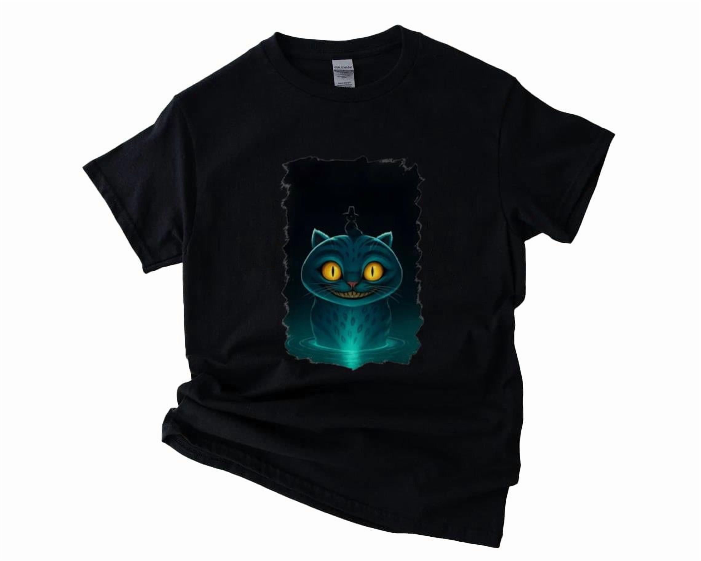 Mystic Moonlit Grin Shadow Cat Familiar K Pop Demon Hunters Unisex T ...