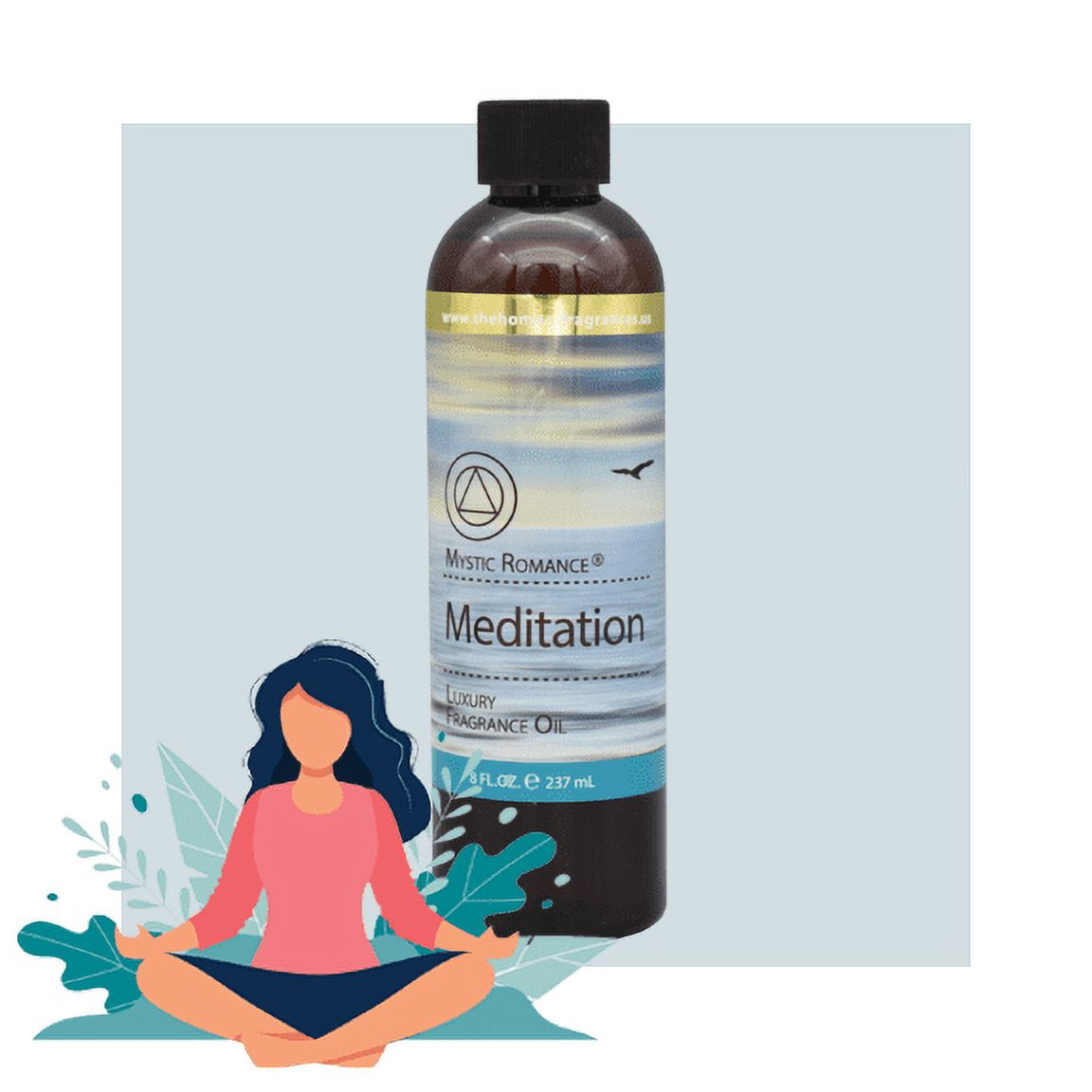 Mystic Romance Premium Home Fragrance oil scent: MEDITATION 2FL.OZ 60ML ...