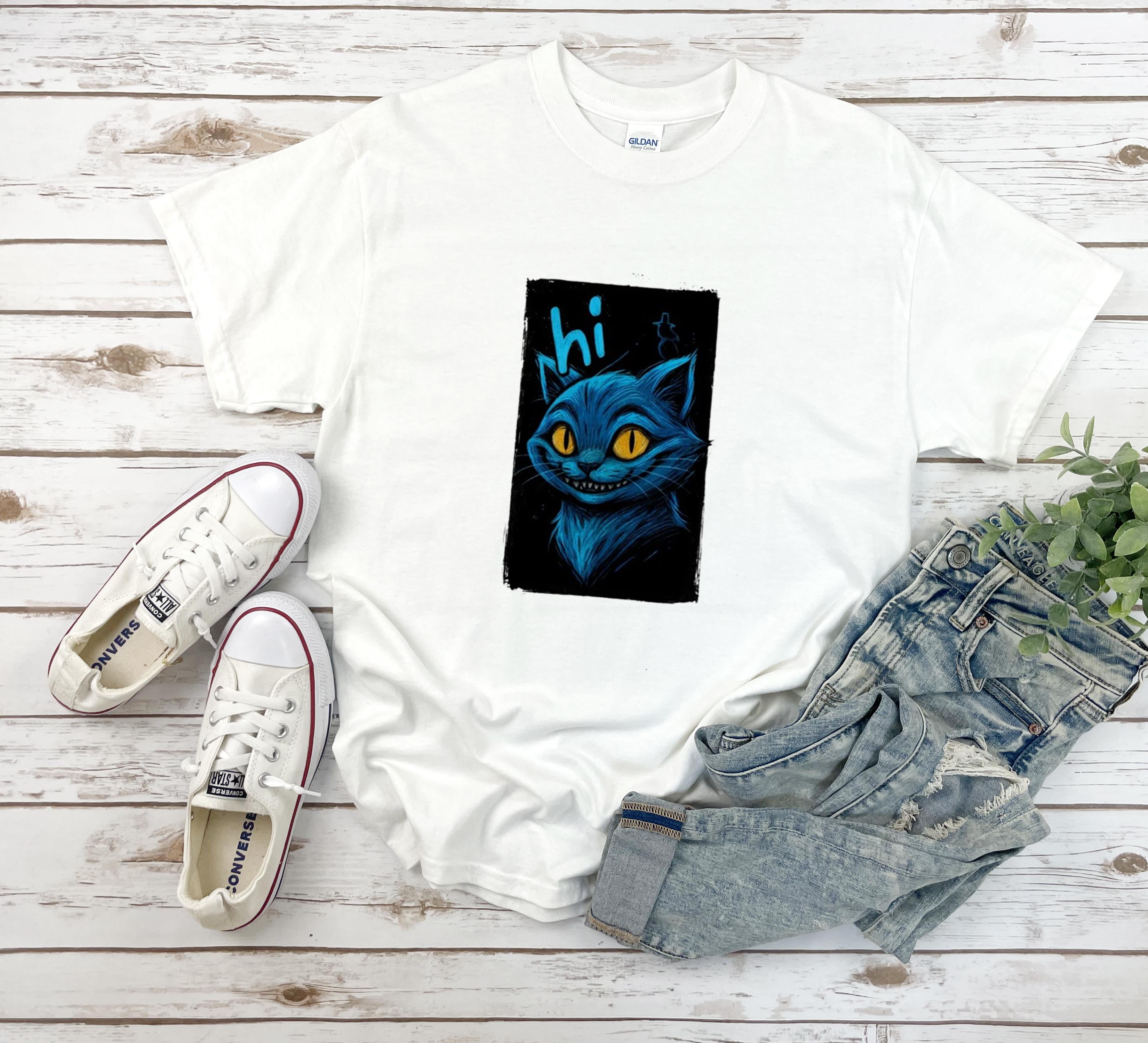 Mystic Shadow Familiar Cat K Pop Demon Hunters Fan Art Gift Unisex T ...