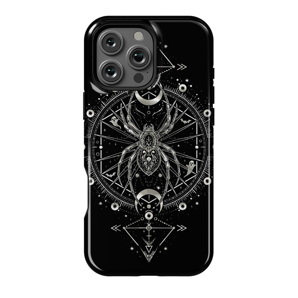 Mystic Spider Esoteric Mandala Art Case for iPhone 17 to 11 Pro Max ...